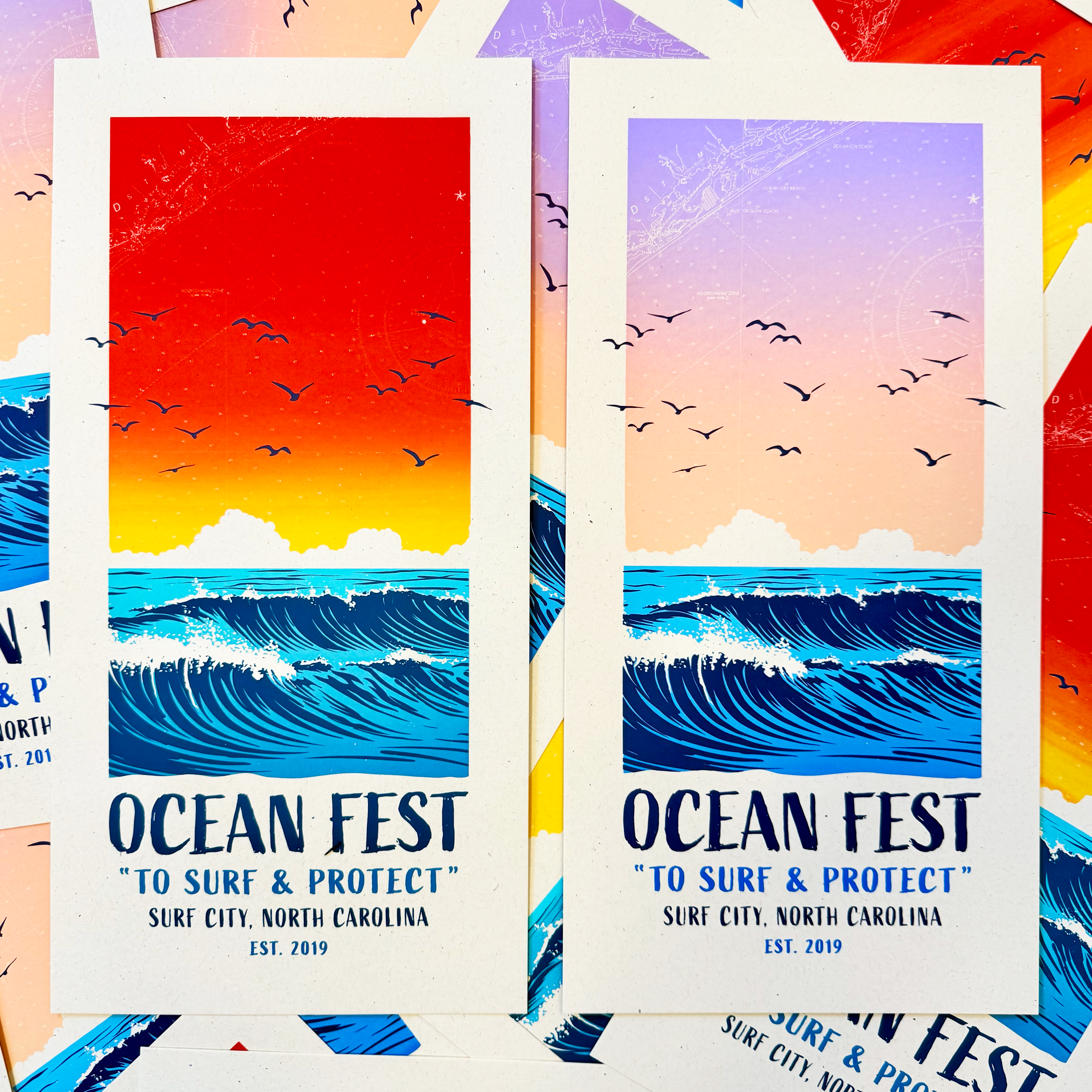 Ocean Fest | "To Surf and Protect" Handbill – T. Shaw